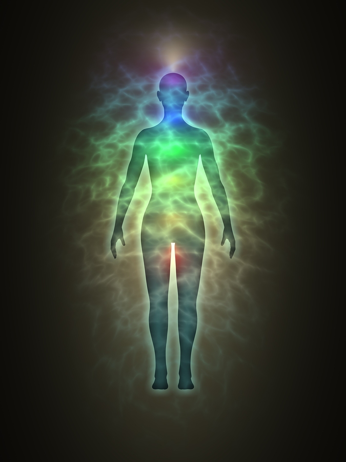 Human energy body, aura, chakras, energy, silhouette - Energy Arts Academy
